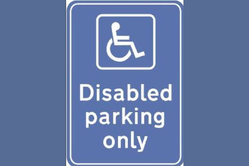 Disabled Only Sign - Health & Safety Signs High Quality Interior & Ext ...