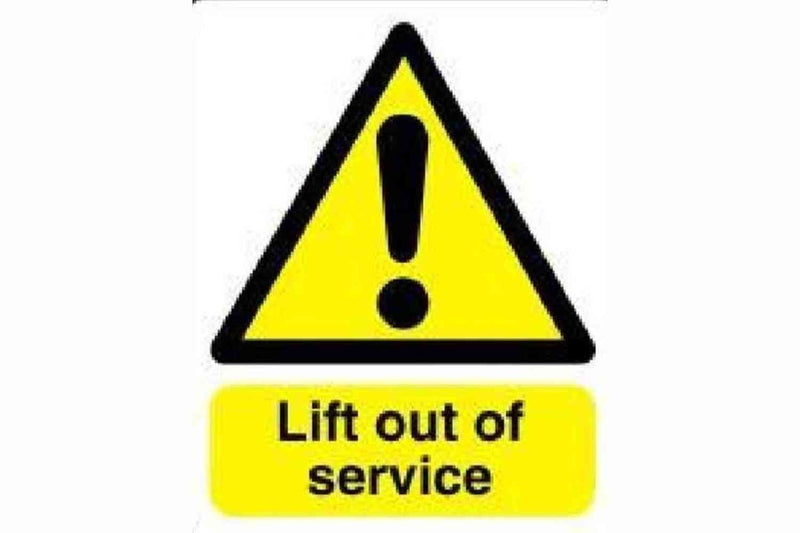 Lift Out Of Service Sign - Health & Safety Signs High Quality Interior ...